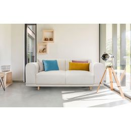 2-Sitzer OTTO HOME, B:200cm H:82cm T:96cm, beige, Struktur grob ( 100% POLYPROPYLEN;Struktur fein ( 100% Polyester);Struktur (100% Polyester), Sofas,