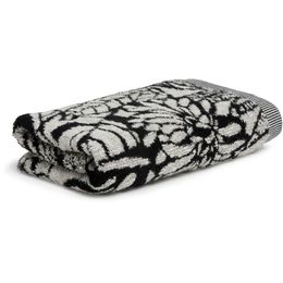 M&ouml;ve Handtuch M&Ouml;VE, B:50cm L:100cm, schwarz, Walkfrottier, Obermaterial: 85% Baumwolle, 10% Viskose, 5% Leinen, Handt&uuml;cher