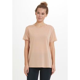 ENDURANCE ATHLECIA ATHLECIA Herren Funktionsshirt "LIZZY", beige, Gr. 42, meliert, 88% Polyester, 12% Elasthan, Shirts, mit QUICK DRY-Technologie