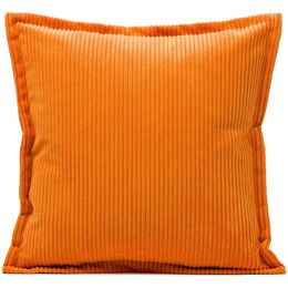 G&ouml;zze Sitzauflage G&Ouml;ZZE, B:40cm H:4cmorange, Polyester, Polsterauflagen, "Capri"