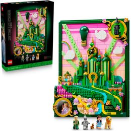 Lego Damen Konstruktionsspielsteine "Emerald City Wandkunst (75685), Lego Wicked"bunt, Kunststoff, Spielbausteine, Made in Europe