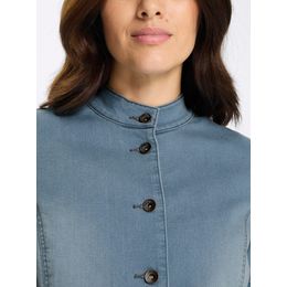 Classic Basics Damen Jeansjacke, blau, Gr. 38, 81% Baumwolle, 17% Polyester, 2% Elasthan, Jacken