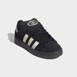 Damen Sneaker "CAMPUS 00S", adidas originals, Gr. 40core schwarz, cream weiß, gold metallic, Leder, Schuhe