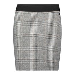 BETTY & CO BETTY & CO Damen Minirock "Damen kariert", schwarz, Gr. 44, Obermaterial: 72% Polyester, 25% Viskose, 3% Elasthan, R&ouml;cke