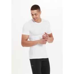 Endurance Herren Funktionsshirt "Power", wei&szlig;, Gr. XXL, unifarben, 90% Polyester, 10% Elasthan, Shirts, mit luftigen Mesh-Eins&auml;tzen