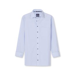 OLYMP Jungen Businesshemd "OLYMP Luxor, modern fit, Businesshemd, New Kent"bleu, Gr. 46, 100% Baumwolle, Hemden