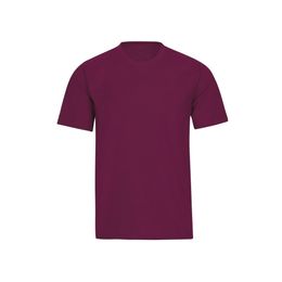 TRIGEMA Damen T-Shirt "TRIGEMA T-Shirt DELUXE Baumwolle", rot, Basic, Gr. L, 100% Baumwolle, Shirts