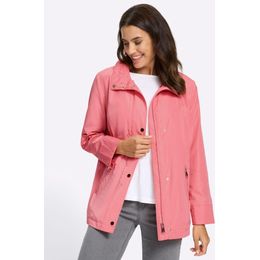 Inspirationen Damen Langjacke, rosa, Gr. 38, unifarben, 100% Polyester, Jacken