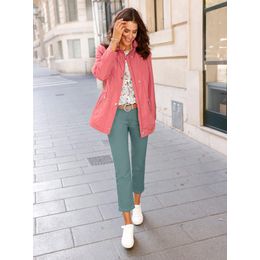 Inspirationen Damen Langjacke, rosa, Gr. 42, unifarben, 100% Polyester, Jacken