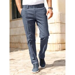 Br&uuml;hl BR&Uuml;HL Herren Webhose, blau, Gr. 50, unifarben, 97% Baumwolle, 3% Elasthan, Hosen