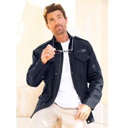 Marco Donati Herren Langjackemarine, Gr. 60, unifarben, 100% Baumwolle, &Auml;rmel:100% Polyester, Jacken