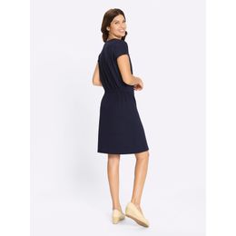 Classic Basics Damen Shirtkleid "Jersey-Kleid"marine, Gr. 56, gemustert, mehrfarbig, Jersey, 100% Baumwolle, Kleider