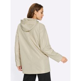 Inspirationen Damen Outdoorjacke, beige, Gr. 48, unifarben, 100% Polyester, Jacken