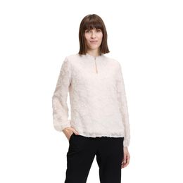 BETTY & CO BETTY & CO Damen Schlupfbluse "Damen mit Muster", beige, Gr. 42, Obermaterial: 100% Polyester; Futter: 65% Polyester, 35% Viskose, Blusen