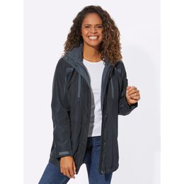 Casual Looks Damen Funktionsjacke, blau, Gr. 20, unifarben, 100% Polyester, Jacken