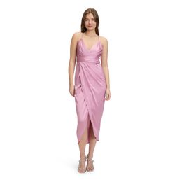 Vera Mont Damen Abendkleid "Damen mit Raffung", rosa, Gr. 34, Satin, Obermaterial: 100% Polyester; Futter: 100% Polyester, Kleider, Material