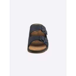 Franken Schuhe FRANKEN-SCHUHE Herren Pantolette, Gr. 46marine, Lederimitat, Schuhe