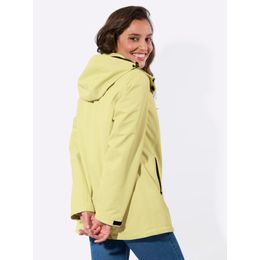 Casual Looks Damen Funktionsjacke, gelb, Gr. 20, unifarben, 100% Polyester, Kapuzenfutter:100% Polyester, Kragen:100% Polyester, Netzware:100%