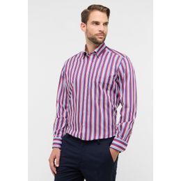 Eterna Herren Langarmhemd "COMFORT FIT"rauchblau, Gr. 41, Satin, 100% Baumwolle, Hemden, NON IRON (b&uuml;gelfrei)