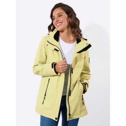 Casual Looks Damen Funktionsjacke, gelb, Gr. 24, unifarben, 100% Polyester, Kapuzenfutter:100% Polyester, Kragen:100% Polyester, Netzware:100%
