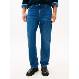 Tommy Hilfiger Herren Relax-fit-Jeans "RIVER"dash blau, Gr. 38, Denim/Jeans, Obermaterial: 100% Baumwolle, Jeans