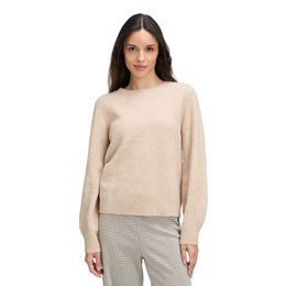 Cartoon Damen Strickpullover "Damen mit Rundhalsausschnitt", beige, Gr. 44, Obermaterial: 60% Polyacryl, 30% Polyamid, 8% Wolle, 2% Elasthan, Pullover