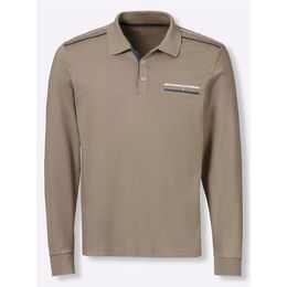 CLASSIC Herren Poloshirt "Poloshirt", braun, Gr. 52, unifarben, 100% Baumwolle, Shirts