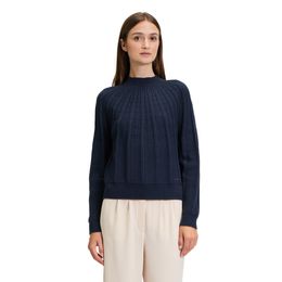 BETTY & CO BETTY & CO Damen Strickpullover "Damen mit Stehkragen", blau, Gr. 38, Strick, Obermaterial: 50% Viskose, 27% Polyester, 23% Polyamid, Pullover,
