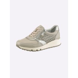 Reflexan Damen Schn&uuml;rschuh, Gr. 36steingrau, Glattleder, Schuhe