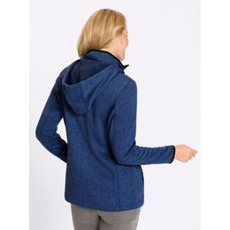 Classic Basics Damen Langjackejeansblau, schwarz, meliert, Gr. 54, 100% Polyester, Jacken