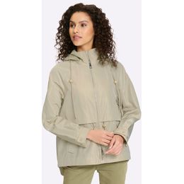 Heine Damen Outdoorjackesand, Gr. 34, unifarben, 100% Polyester, Jacken