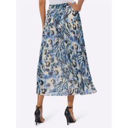 CR&Eacute;ATION L CREATION L Damen Plisseerock, bunt, Gr. 40, gemustert, mehrfarbig, 100% Polyester, R&ouml;cke