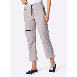 Casual Looks Damen Funktionshosesteingrau, Gr. 38, unifarben, 95% Polyamid, 5% Elasthan, Hosen