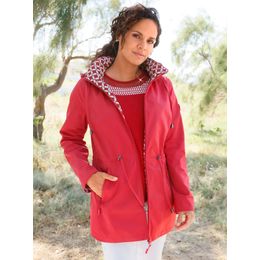 Casual Looks Damen Funktionsjacke, rot, Gr. 38, unifarben, 100% Polyester, Jacken