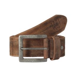 Jan Vanderstorm Herren Lederg&uuml;rtel "Lederg&uuml;rtel NIKKEL", braun, Gr. 145, Obermaterial: 100% Rindsleder Leather cow., G&uuml;rtel