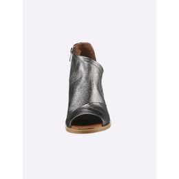 Andrea Conti Damen Sandalette, Gr. 40, silber, Glattleder, Leder, Schuhe