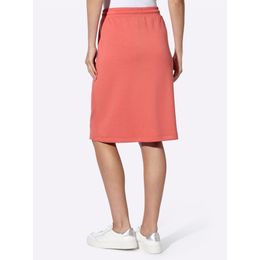 Heine Damen Sweatrock, rosa, Gr. 48, unifarben, 55% Viskose, 40% Polyester, 5% Elasthan, R&ouml;cke