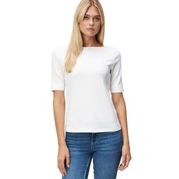 Zero Damen Kurzarmshirt "Damen mit U-Boot Ausschnitt"sanftes weiß, Gr. 44, unifarben, Jersey, Obermaterial: 95% Baumwolle, 5% Elasthan, Shirts,