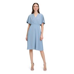 Vera Mont Damen Cocktailkleid "Damen mit ausgestelltem Rock", blau, Gr. 46, Obermaterial: 100% Polyester, Kleider, Material
