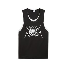 Puma Herren Tanktop "Jaws Core Basketball-Tanktop Herren", schwarz, Gr. L, Obermaterial: 100% Polyester; Futter: 100% Polyester; Einsatz: 100%