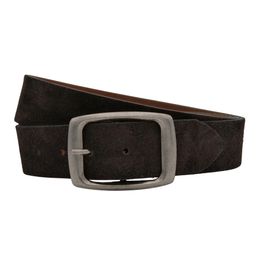 AnnaMatoni Damen Lederg&uuml;rtel "AnnaMatoni Damen Lederg&uuml;rtel hochwertiges Velour Leder 3cm echt"mokka 690, Gr. 105, 100% Leder, G&uuml;rtel