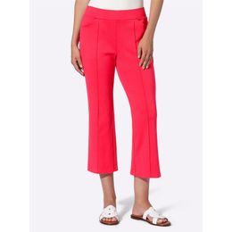 Heine Damen Jerseyhose, pink, Gr. 36, unifarben, 70% Viskose, 25% Polyamid, 5% Elasthan, Hosen