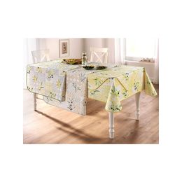 Tischdecke Gr. 1, zitrone, apfel, bedruckt, B:80cm L:80cm, Tischdecken, Tischdecke