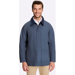 Marco Donati Herren Langjacke, blau, Gr. 54, unifarben, 65% Baumwolle, 35% Polyamid, &Auml;rmelfutter:100% Polyester, Jacken