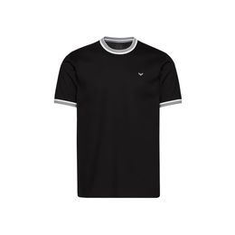 TRIGEMA Herren T-Shirt "TRIGEMA T-Shirt in Piqu&eacute;-Qualit&auml;t", schwarz, Basic, Gr. XXXL, Piqu&eacute;, 100% Baumwolle, Shirts