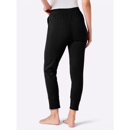 feel good Damen Jerseyhose, Gr. 20, schwarz, 95% Baumwolle, 5% Elasthan, unifarben, Hosen