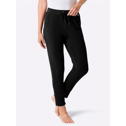 feel good Damen Jerseyhose, Gr. 18schwarz, 95% Baumwolle, 5% Elasthan, unifarben, Hosen