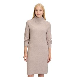 Cartoon Damen Strickkleid "Damen mit Turtle Neck", braun, Gr. 44, Obermaterial: 70% Polyester, 22% Polyacryl, 5% Wolle, 3% Elasthan, Kleider