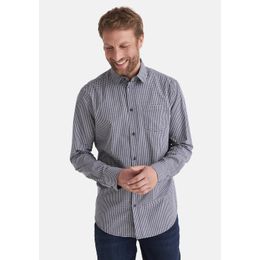 Stooker Men Herren Flanellhemd "HARLEY Hemd Langarm Regular Fit"check navy grau, Gr. XXL, Stoff, 100% Baumwolle, Hemden, Langarm Hemd Regular Fit f&uuml;r