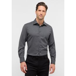 Eterna Herren Langarmhemd "MODERN FIT"anthrazit, Gr. 44, 100% Wolle (Merino), Hemden, NON IRON (b&uuml;gelfrei)